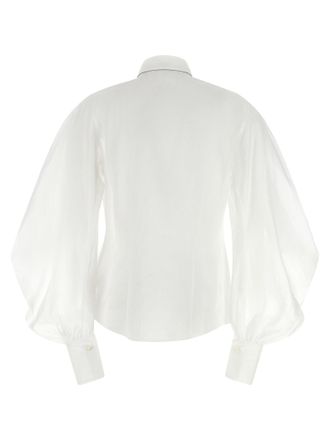Brunello Cucinelli Crispy Organza Shirt - White