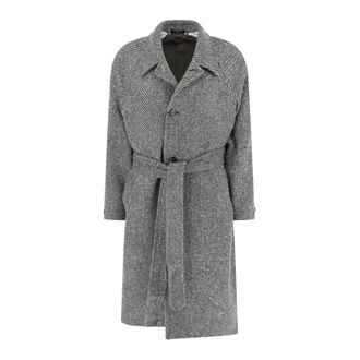 Paul Smith Manteau Ceintur&eacute; - Homme - Manteaux - Gris - Taille: M
