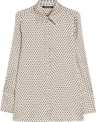 Pennyblack Femme, Blouses et Chemises, Beige, Taille: 38 FR Fluid Satin Shirt