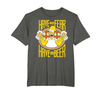 The Simpsons Die Simpsons Homer Beer Fear Chill-Out Weekend Brewmaster T-Shirt