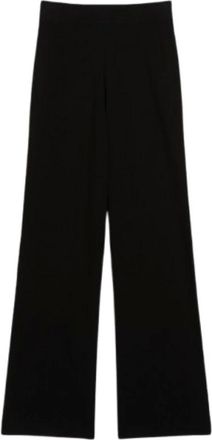 Max Mara Femme, Pantalons, Noir, Taille: 38 FR Pantalon noir d&eacute;contract&eacute; avec taille &eacute;lastique