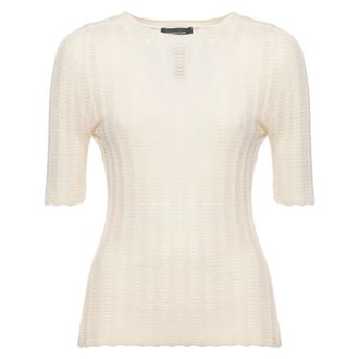Fabiana Filippi Damen, Strickwaren, Wei&szlig;, LGr&ouml;&szlig;e