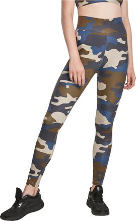 Urban Classics Ladies High Waist Camo Tech Leggings summerolive camo S