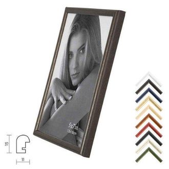 Effect Bilderrahmen 694883 Wandrahmen Profil 15 x 20 cm, Holz, Gold