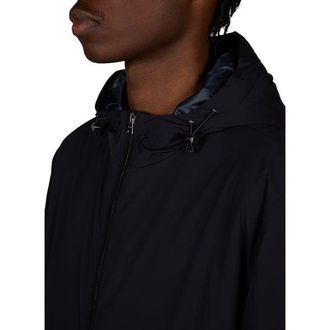 Herno Parka mi-longue &agrave; capuche zipp&eacute;e