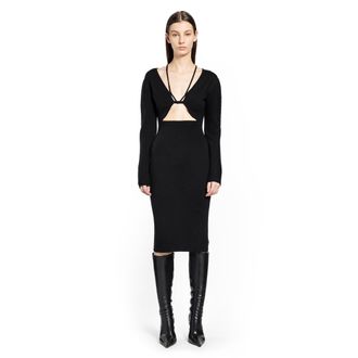 Nensi Dojaka Halterneck Jumper Midi Dress