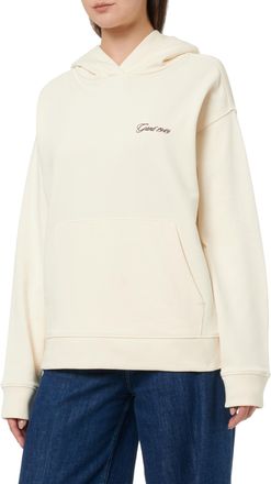 GANT Damen Script Graphic Hoodie Kapuzenpullover, Cream, L