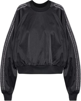 adidas Femme, Sweatshirts et sweats &agrave; capuche, Noir, Taille: 36 FR Pearl Jacquard SweaT-shirt