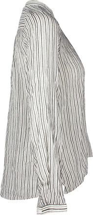 Isabel Marant blouse en coton à rayures - Blanc