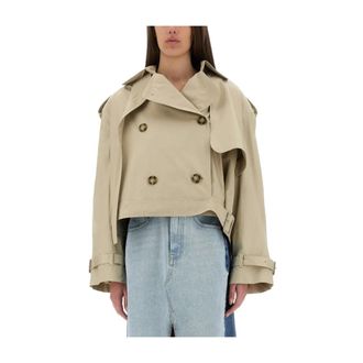 Stella McCartney Damen, M&auml;ntel, Beige, 3XSGr&ouml;&szlig;e