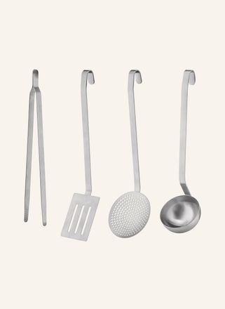 Alessi 4-Tlg.K&uuml;chenhelfer-Set Convivio silber