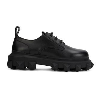 Valentino Garavani Homme, Chaussures, Noir, Taille: 43 EU Leather Baskets