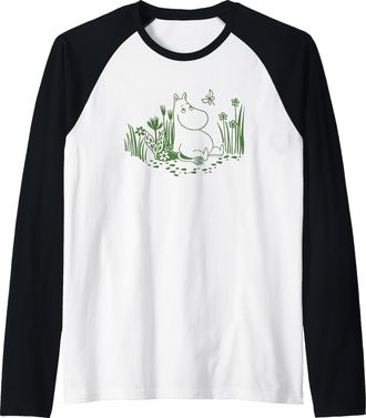 Moomin Moomintroll entspannt sich im Garten Raglan