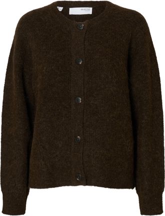 Selected Slflulu Ls Knit Short Cardigan Noos