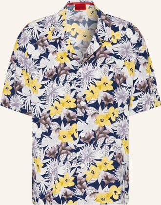 HUGO BOSS Hugo Resorthemd Relaxed Fit gelb