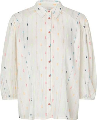 Lollys Laundry Femme, Blouses et Chemises, Multicolore, Taille: 44 FR Chemise Heidill avec &Eacute;paules Tombantes