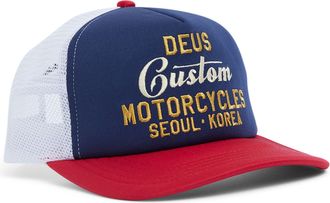 Deus Ex Machina Kamli Trucker Cap Navy Combo