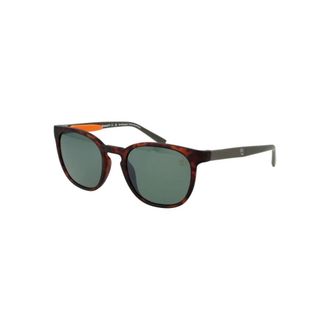 Timberland Braune Polarisierte Runde Sonnenbrille aus Edelstahl - - Accessories - Herren - Braun - ONE SIZE