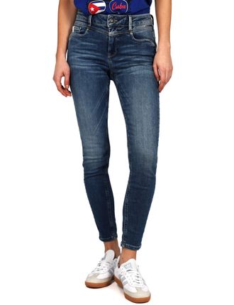 Miracle Of Denim M.O.D Damen Jeans Ellen Skinny Fit Slim Fit Denim (DE/NL/SE/PL, Bundweite & Schrittlänge, 31, 32, Acer Blue)