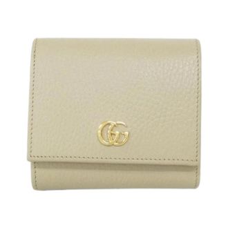 Gucci Pre-owned GG Marmont Leder Portemonnaie - - Pre-owned - Damen - Beige - ONE SIZE