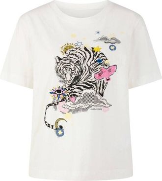 Marc Cain Damen T-Shirt aus Baumwolle