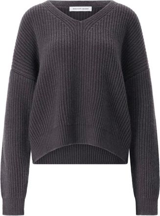 Iris Von Arnim Femme, Pulls, Brun, Taille: 40/42 FR Maille &agrave; col rond