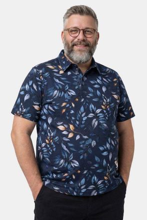 Boston Park Poloshirt Poloshirt Brustprint Halbarm