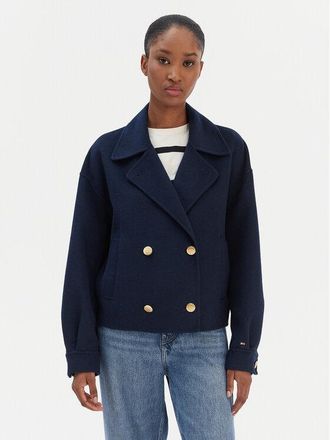Tommy Hilfiger Übergangsjacke WW0WW47759 Dunkelblau Relaxed Fit