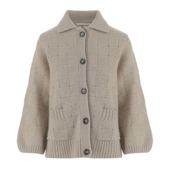 Allude Femme, Pulls, Beige, Taille: 40 FR Pull Allude beige