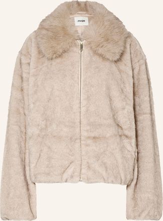 Maje Kunstfell-Blouson beige