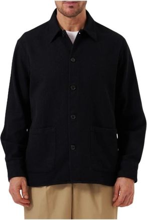 Universal Works Homme, Chemises, Noir, Taille: XL Travail Overshirt
