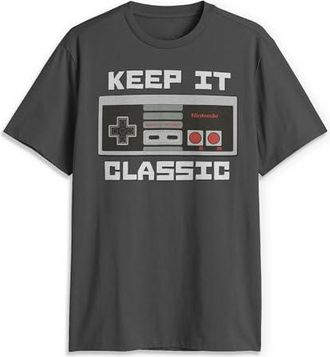 Nintendo Homme T-Shirt - Gris - Taille L