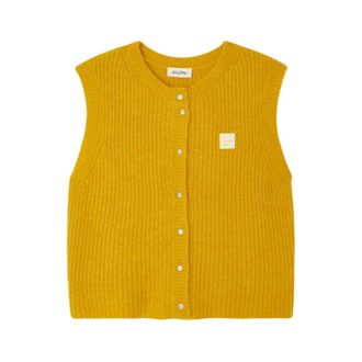 American Vintage Femme, Pulls, Jaune, Taille: 38 FR East Vest