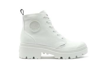 Palladium Pallabase Twill Basket Blanc 42 EU