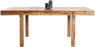Licht-Erlebnisse Licht-erlebnisse - Esstisch ausziehbar 120 - 200 cm Sheesham Holz Massiv wohnlich Esszimmertisch