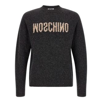 Moschino Homme, Pulls, Gris, Taille: XL Pull col rond