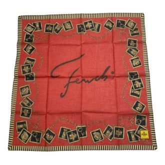 Fendi Pre-owned Seidenschal - - Pre-owned - Damen - Rot - ONE SIZE