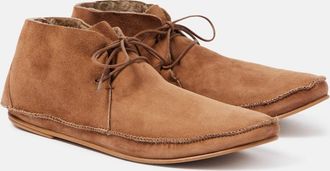 The Row Mokassins Tyler aus Veloursleder