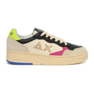 Sun 68 Bunte Schmutzige Wei&szlig;e Sneakers - - Shoes - Herren - Mehrfarbig - 40 EU