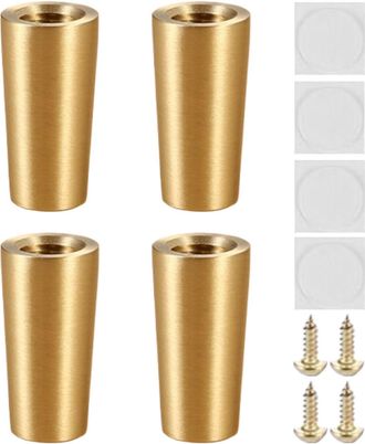 Generic Beine f&uuml;r Tisch | 4 Beine f&uuml;r Sofa,Schwere Undichte M&ouml;belf&uuml;&szlig;e F&uuml;r St&uuml;hle Kommoden Schreibtisch Betten