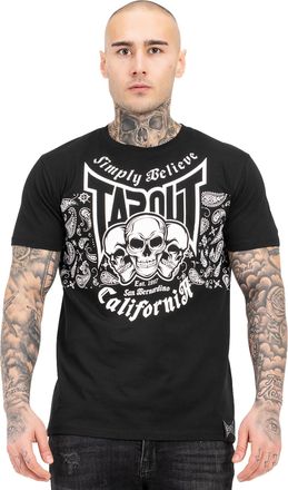 Tapout Herren T-Shirt Normale Passform ADELANTOS Black/White XXL