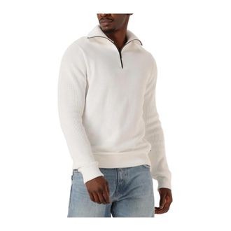 Saint Steve Benjamin-S V-neck Knit - - Knitwear - Herren - Wei&szlig; - L