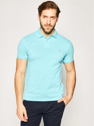 Polo Ralph Lauren Poloshirt Core Replen 710795080 Blau Slim Fit