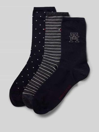 Tommy Hilfiger Socken aus Baumwoll-Mix im 3er-Pack