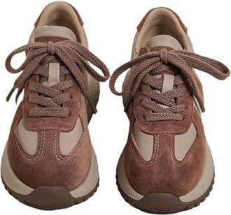 Generic Baskets montantes à semelle épaisse, marron, 40 EU