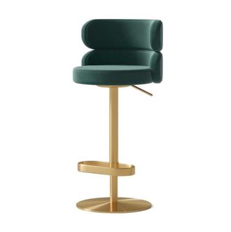 Generic Barhocker, St&uuml;hle, drehbarer, h&ouml;henverstellbarer Barhocker mit R&uuml;ckenlehne, Esszimmerstuhl, Aufstehsessel, Barhocker f&uuml;r Zuhause/H&ouml;he 58-83 cm