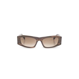 Balenciaga Nano Rectangle AF Sonnenbrille - - Accessories - Damen - Braun - ONE SIZE