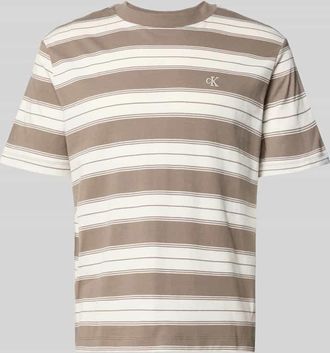 Calvin Klein Jeans Regular Fit T-Shirt aus Baumwoll-Mix