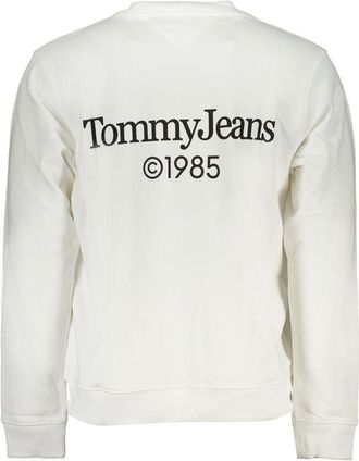Tommy Hilfiger Logo-Print Cotton Sweatshirt - White