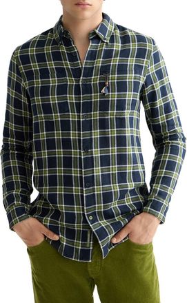 Scotch & Soda Herren Regular-Fit Shirt Hemd, Sky Captain Check, XL